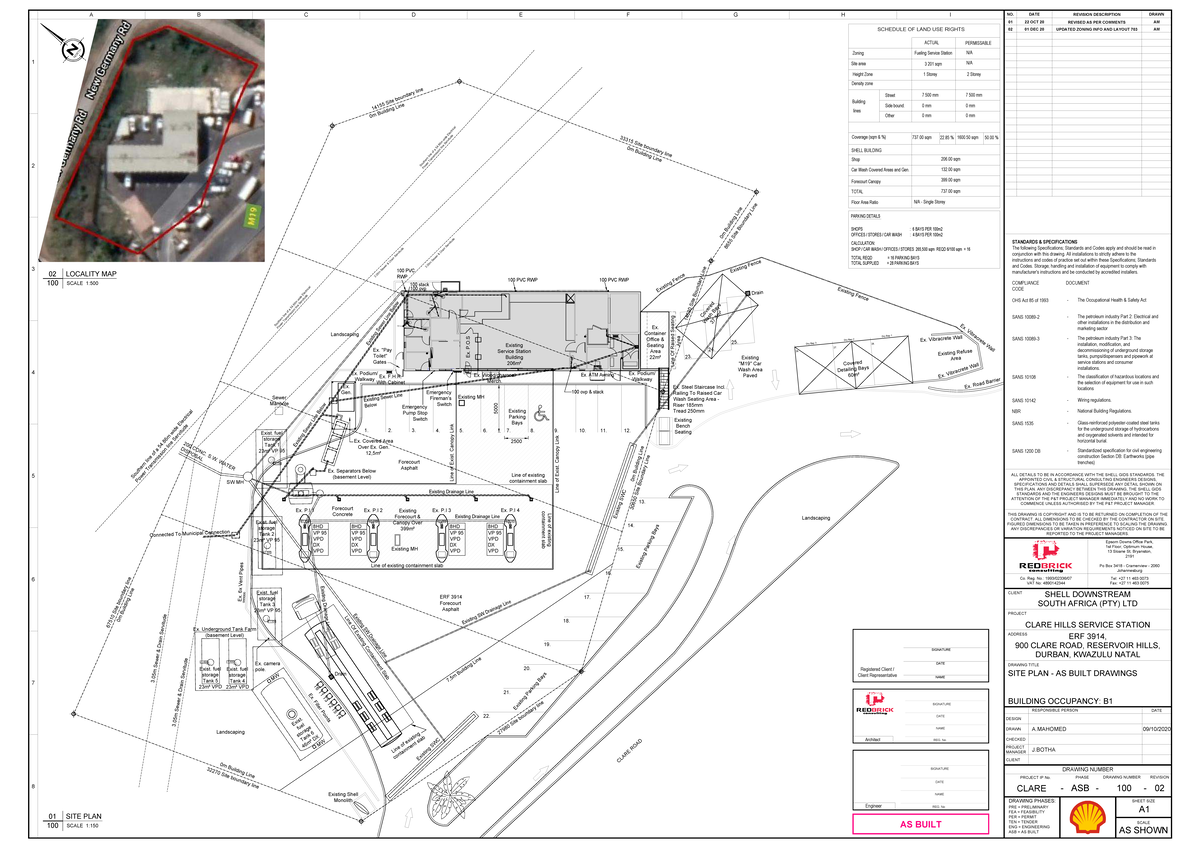 Appendix D - Site Plan - site plan - Exist. storage fuel Tank 6 46m³ DX ...