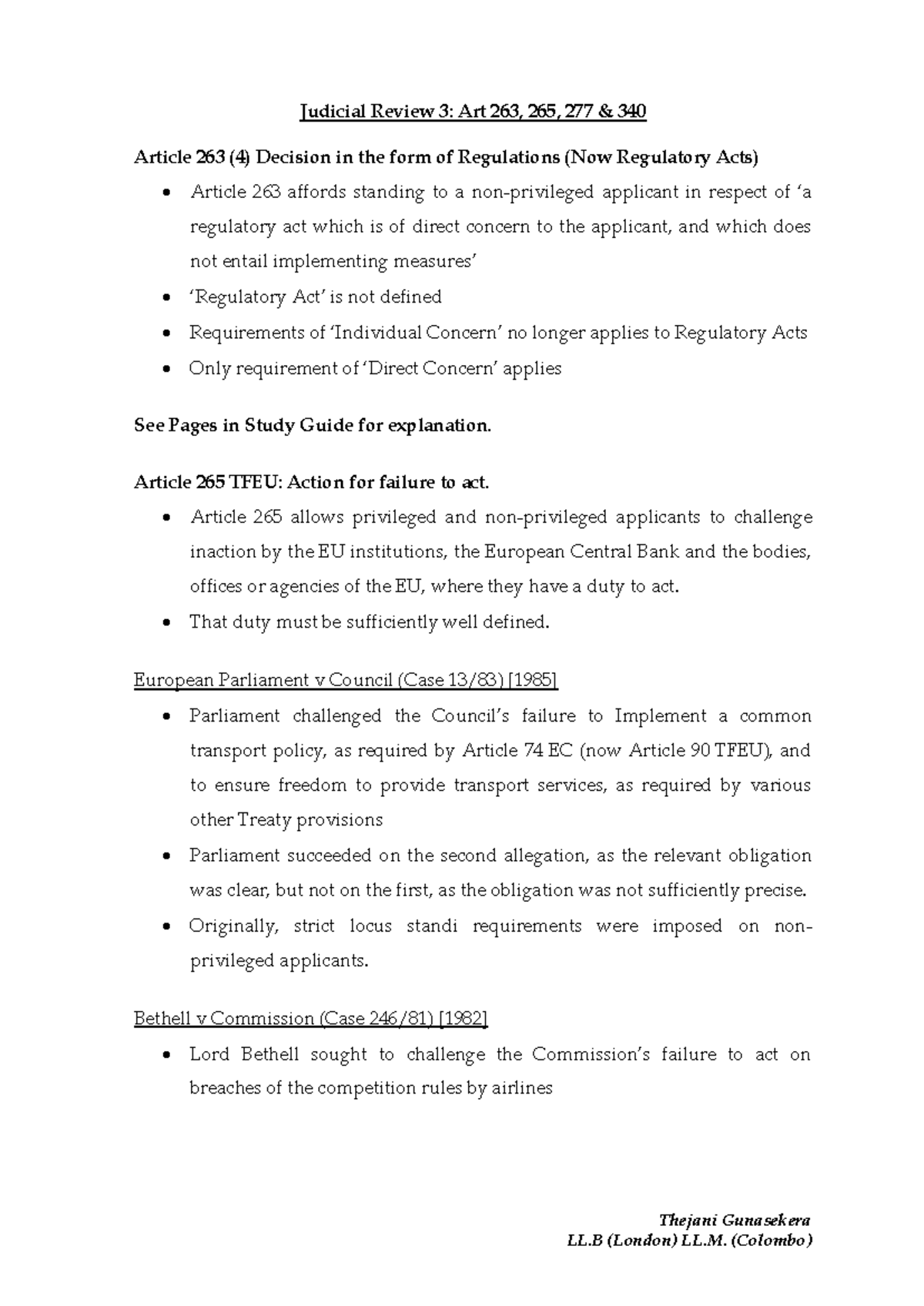 Judicial Review 3: Key Articles 263, 265, and 277 Explained - Studocu