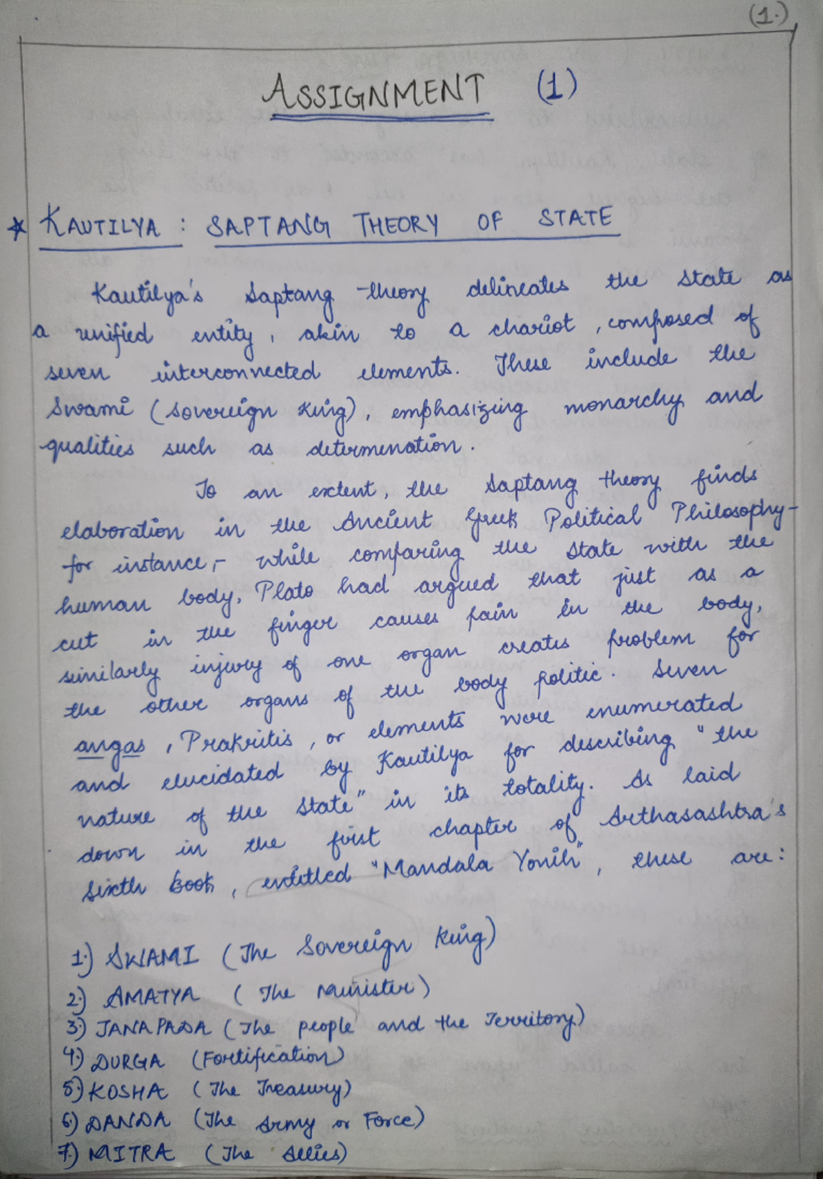 Saptang Theory - Key Concepts and Applications in Depth - Studocu