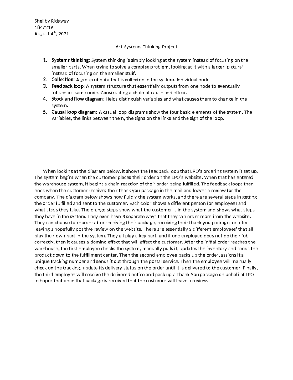 IT 200 Module 6-1: Systems Thinking Project Overview - Studocu