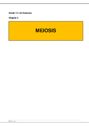 Grade 12 LIFE Sciences DNA THE CODE OF LIFE Summary-PART 1 - GRADE 12 ...