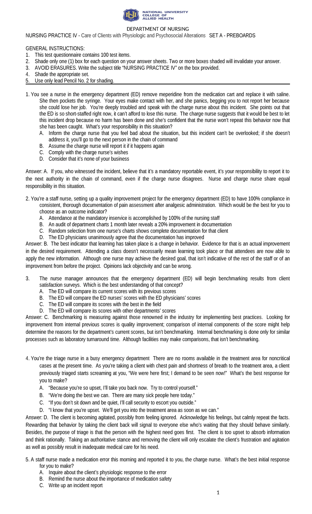 Nebulization Skills Checklist - MONX for Nursing Practice - Studocu