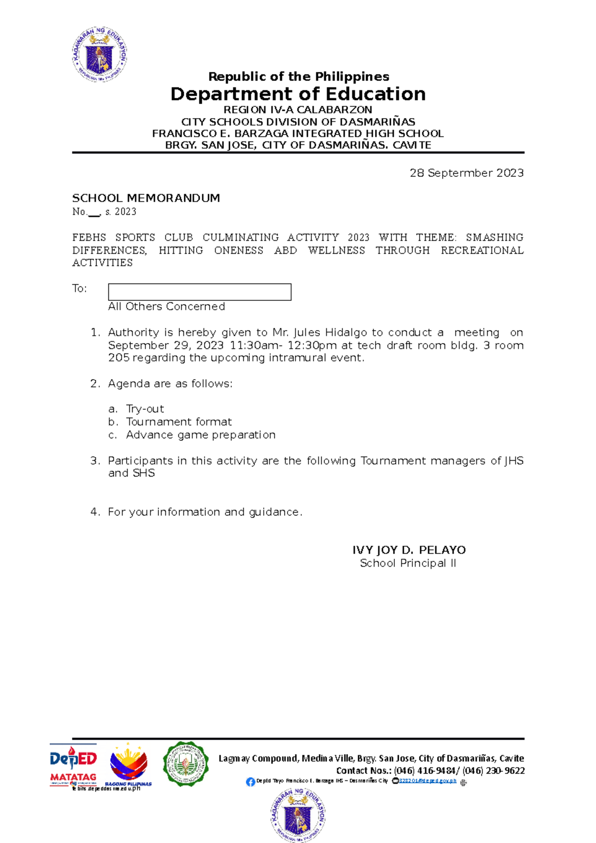 FEBHS Intramural Proposal Guide Memo - Important Details Inside - Studocu