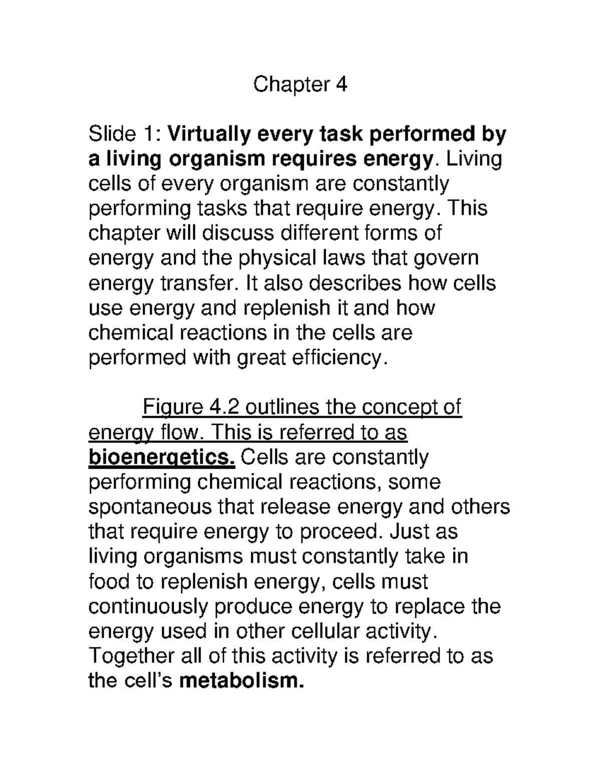 Biochemical Processes and Energy Production: Enzymes and Metabolism ...