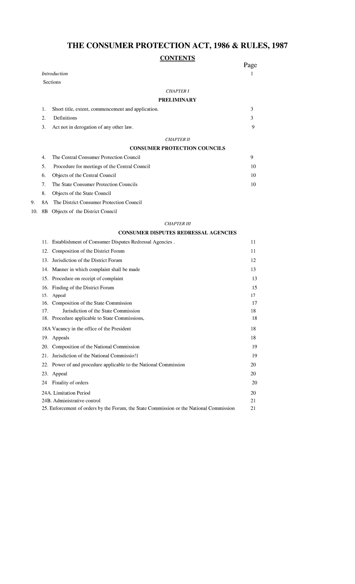 Consumer Protection Act, 1986: Comprehensive Overview & Analysis - Studocu