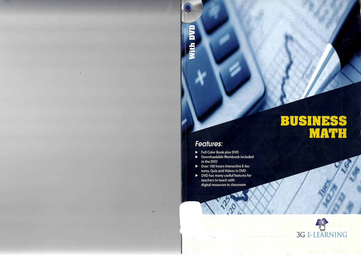 Business Math, and Fundamental of Accounting - BUSINESS MATH Features ...