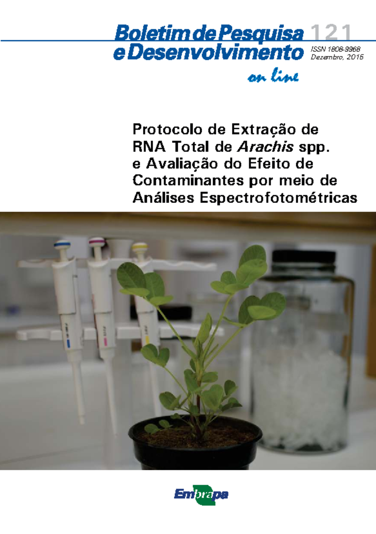Protocolo de Extração e Avaliação de RNA Total em Arachis spp. - Studocu