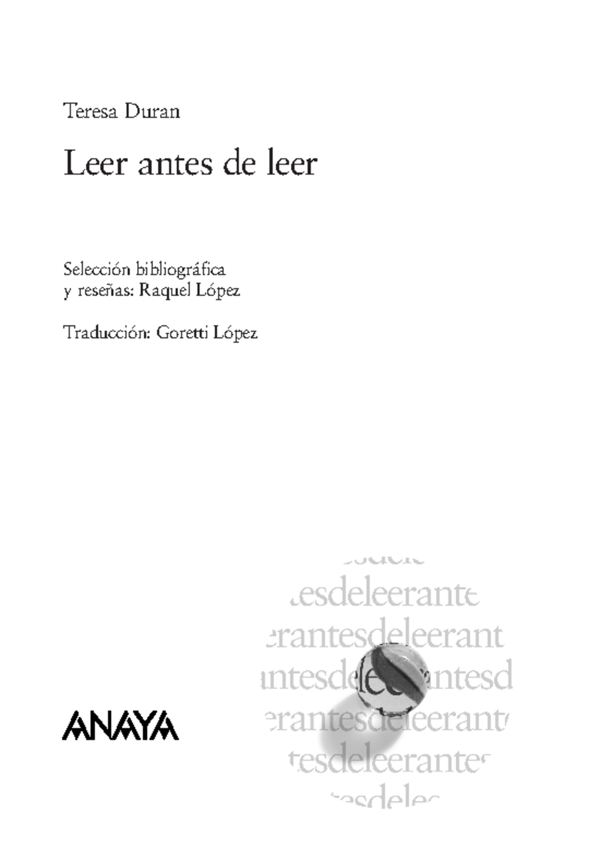 Leer antes de leer - Te ayudara para comprender la lectura - Teresa ...