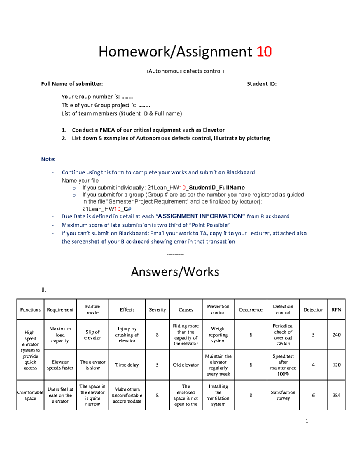 2223Lean HW10 G4 - Tutorial - Homework/Assignment 10 (Autonomous ...