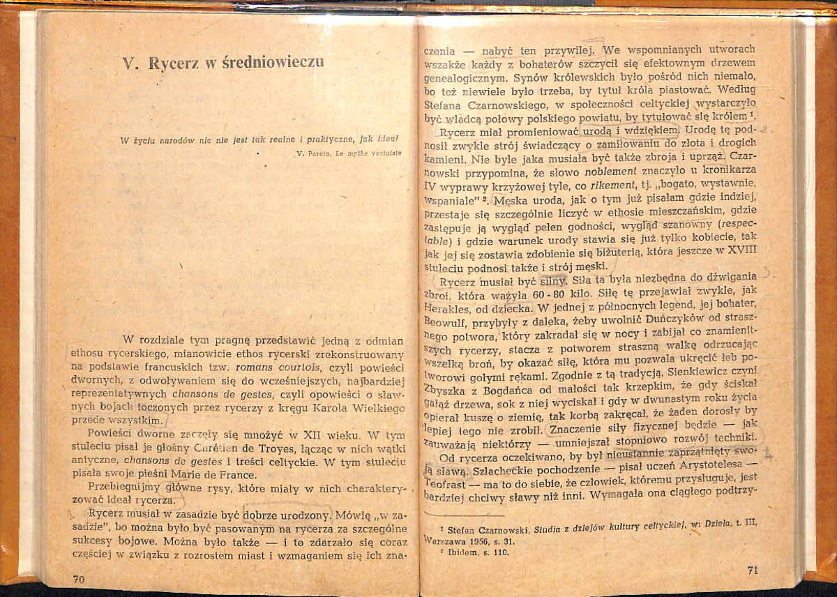 Rycerz w średniowieczu - czenia nac ten przywilej. We wspomnianych ...