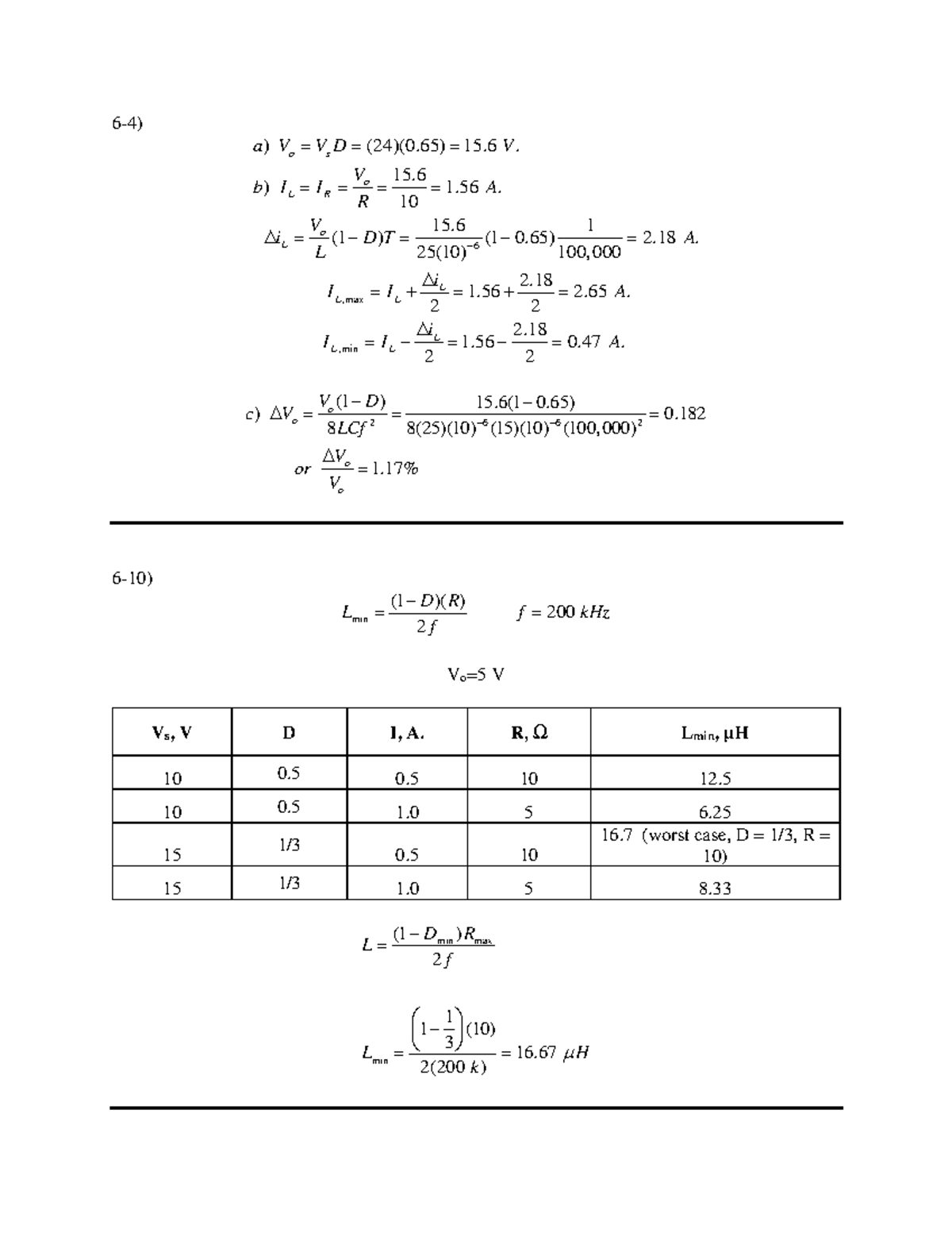 Homework #2 Solutions: Vo Vs D Analysis and Calculations - Studocu