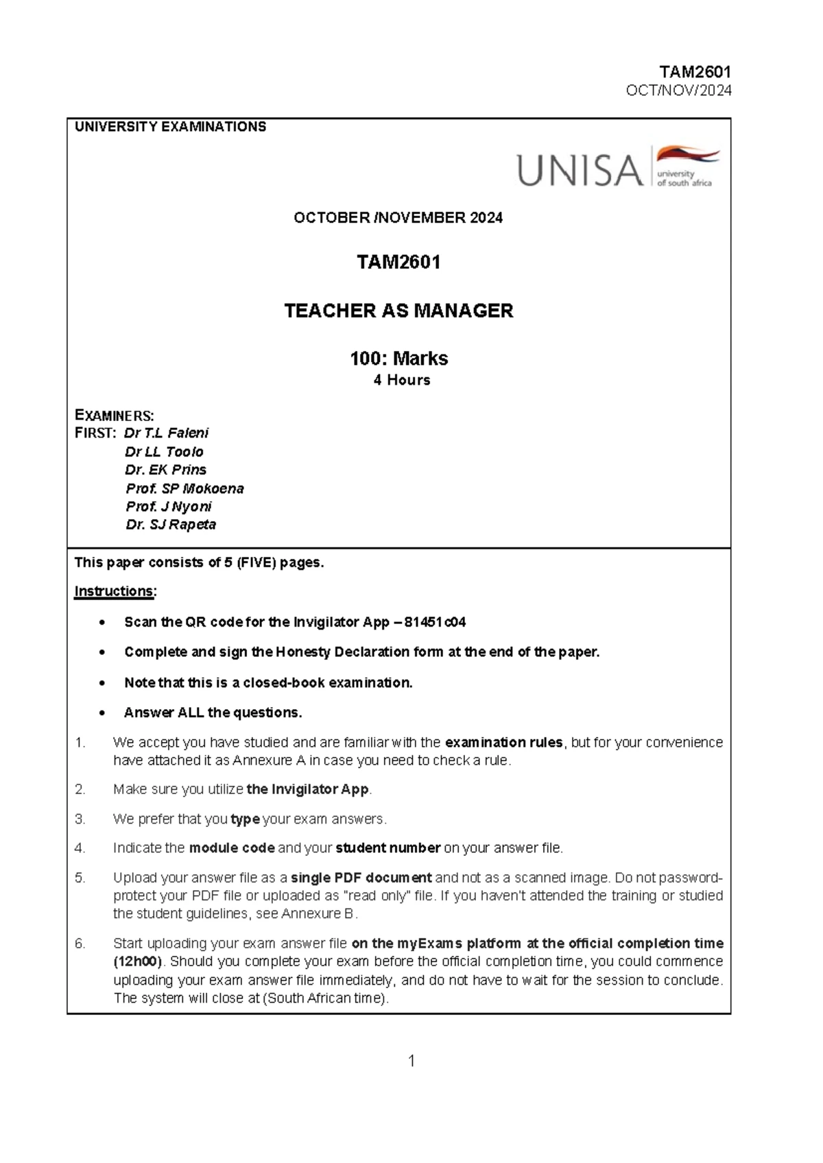 EDU1 Educator Application Form - Revised 2024-1 for Various Positions ...