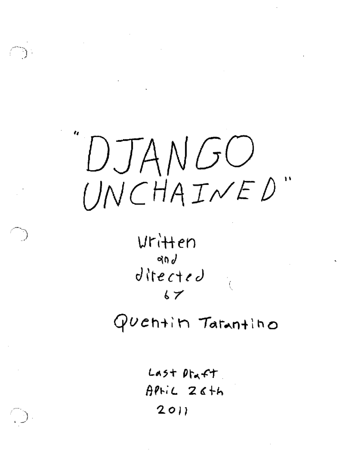 Django Unchained (F2B379D336DA1FFBE04DACEAA) - Script Analysis and Summary - Studocu
