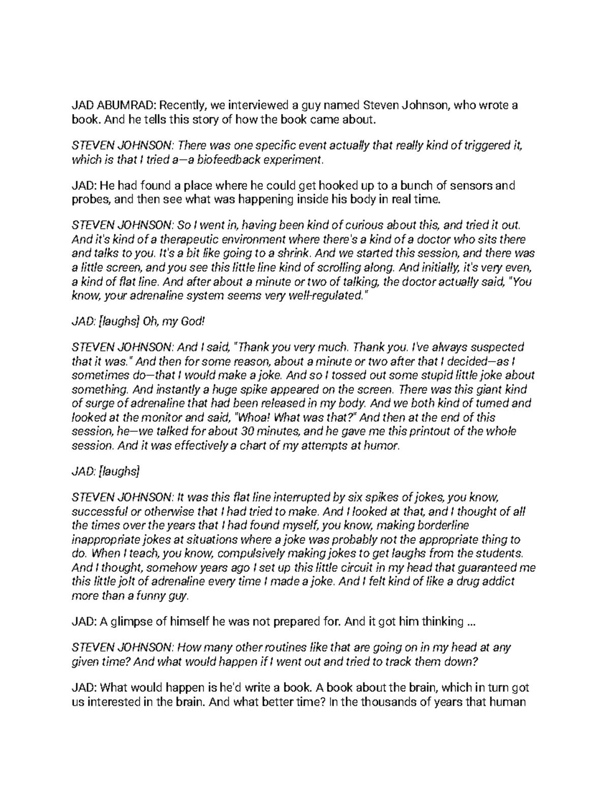 Final Exam Essay Notes: Self-Identity & Neuroscience Insights - Studocu