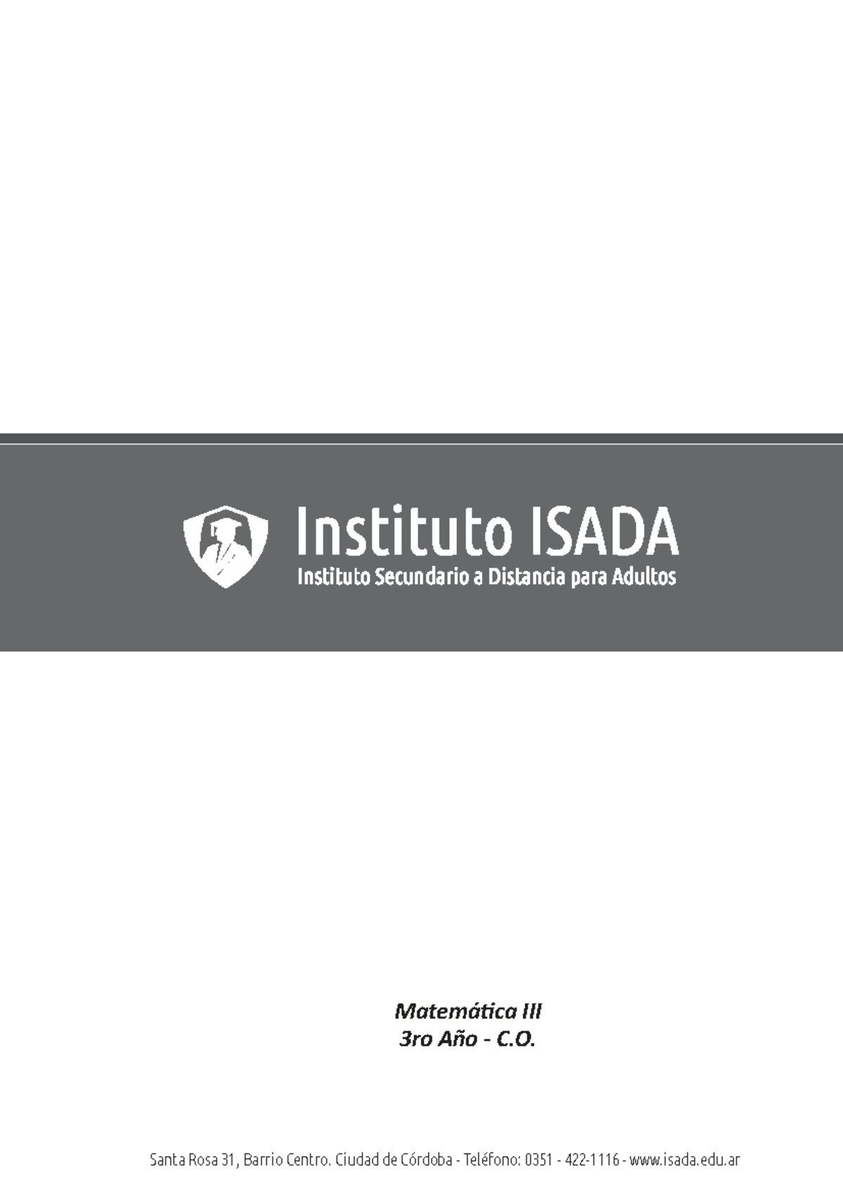 Matemática 3ro Año C.O. - Material de Estudio y Tutorías - Studocu