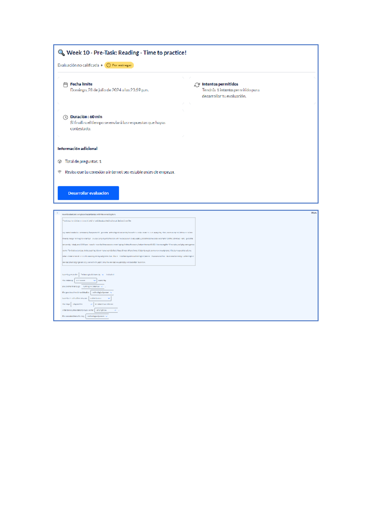 Week 10 - Pre-Task Reading Guide: Time to Practice - Studocu