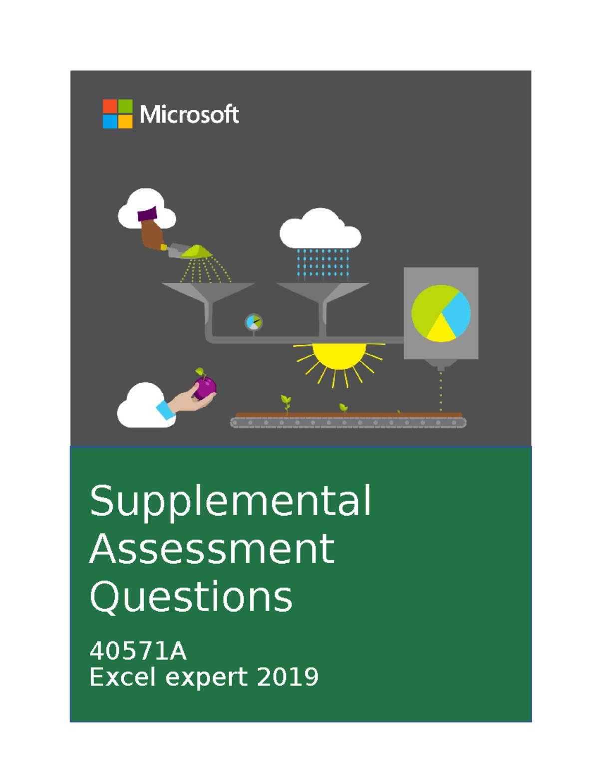 Excel Expert 2019: Supplemental Assessment Questions 40571A - Studocu