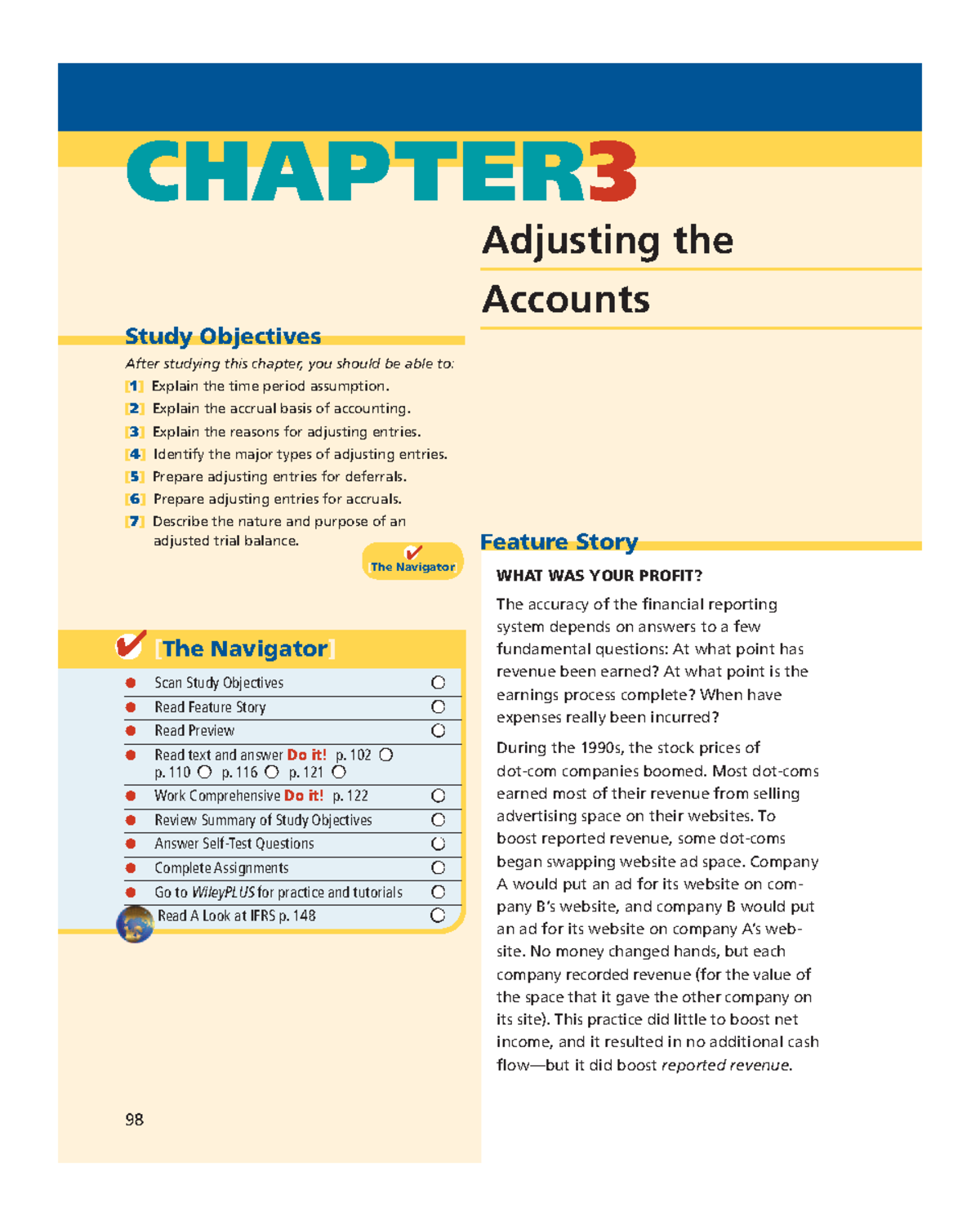 Chapter 3 Adjusting the Accounts - Adjusting the Accounts Study ...