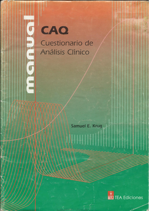 CDI Manual - PDF - CDI - CDI INVENTARIO de DEPRESIÓN INFANTIL Maria ...