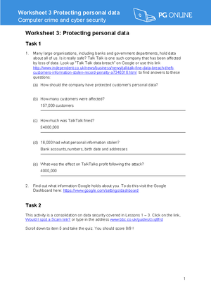 BTEC Level 3 ICT Cloud Storage Assignment - Pearson BTEC Level 3 ...