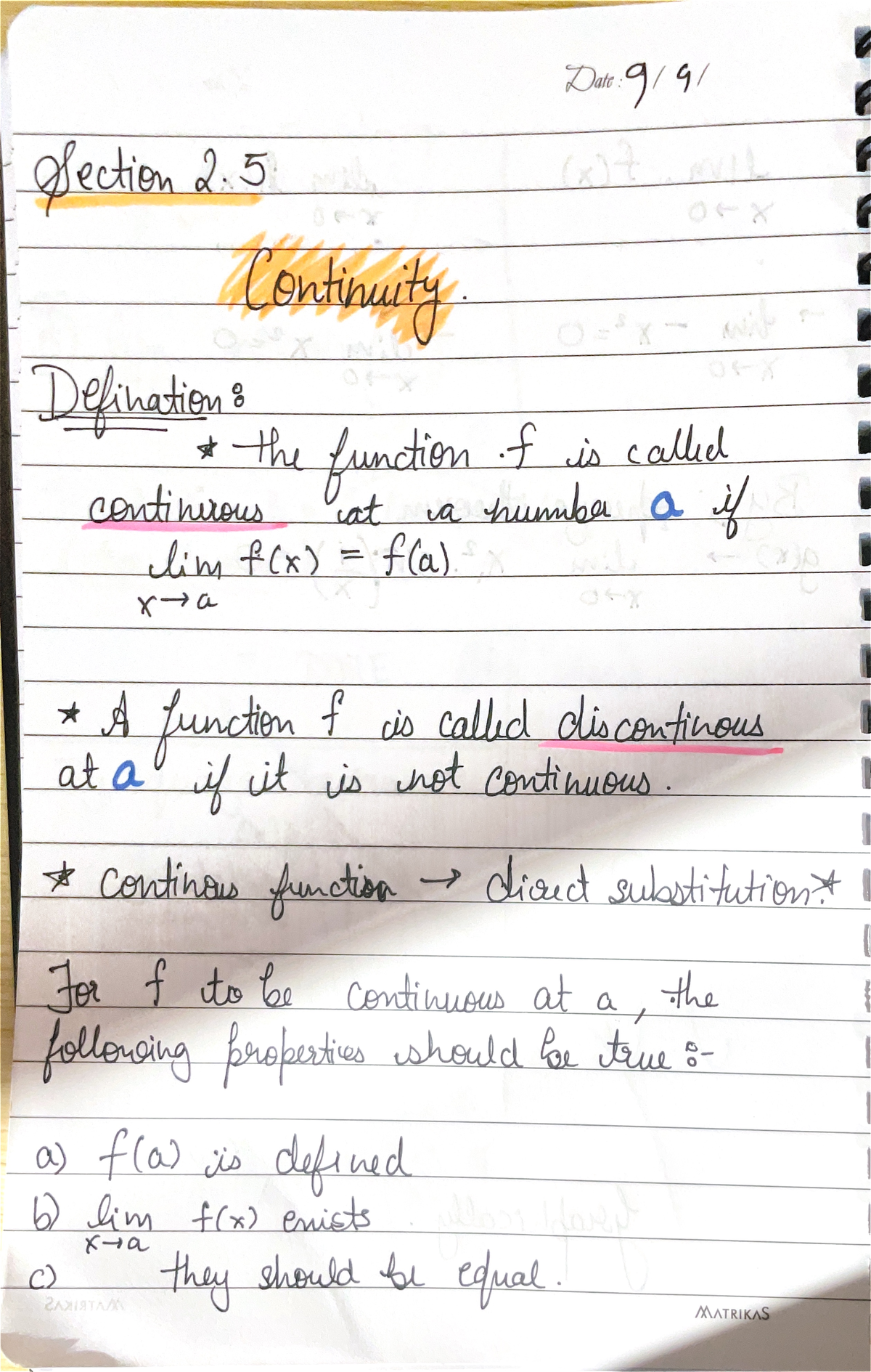 CALC 1 - Formula sheet for first calc 1 exam - Date Section 2 ...