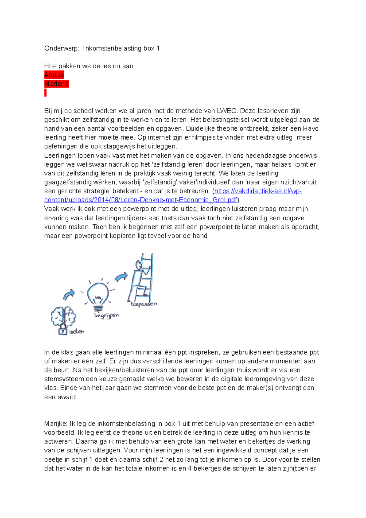 Inkomstenbelasting in Box 1: Lesactiviteit en PPT Presentaties ...