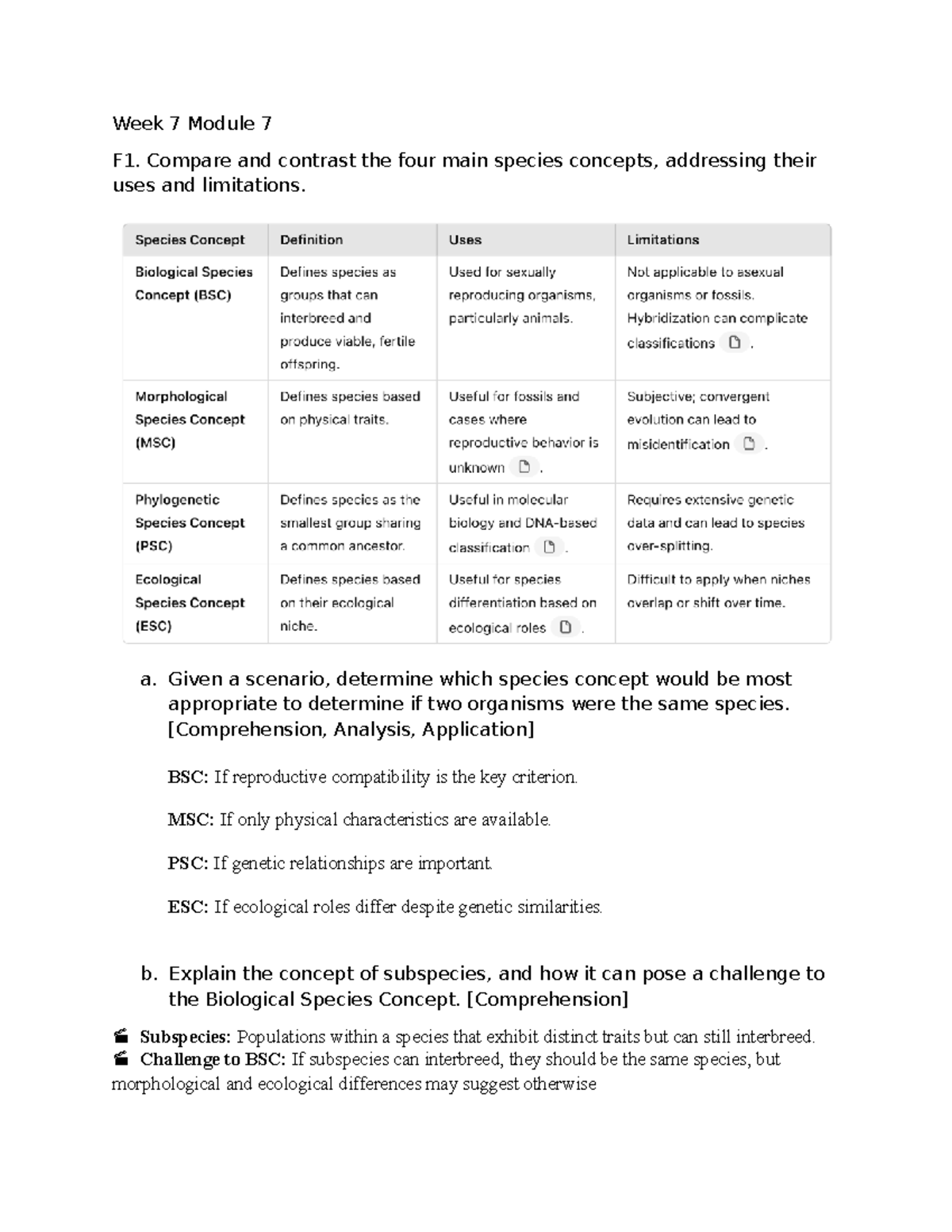 Week 7 Module 7 - Notes based on lecture slide examples - Week 7 Module ...