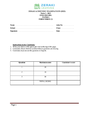 History PP2 QS 2024 - Good - 311/2 - HISTORY AND GOVERNMENT - Paper 2 ...