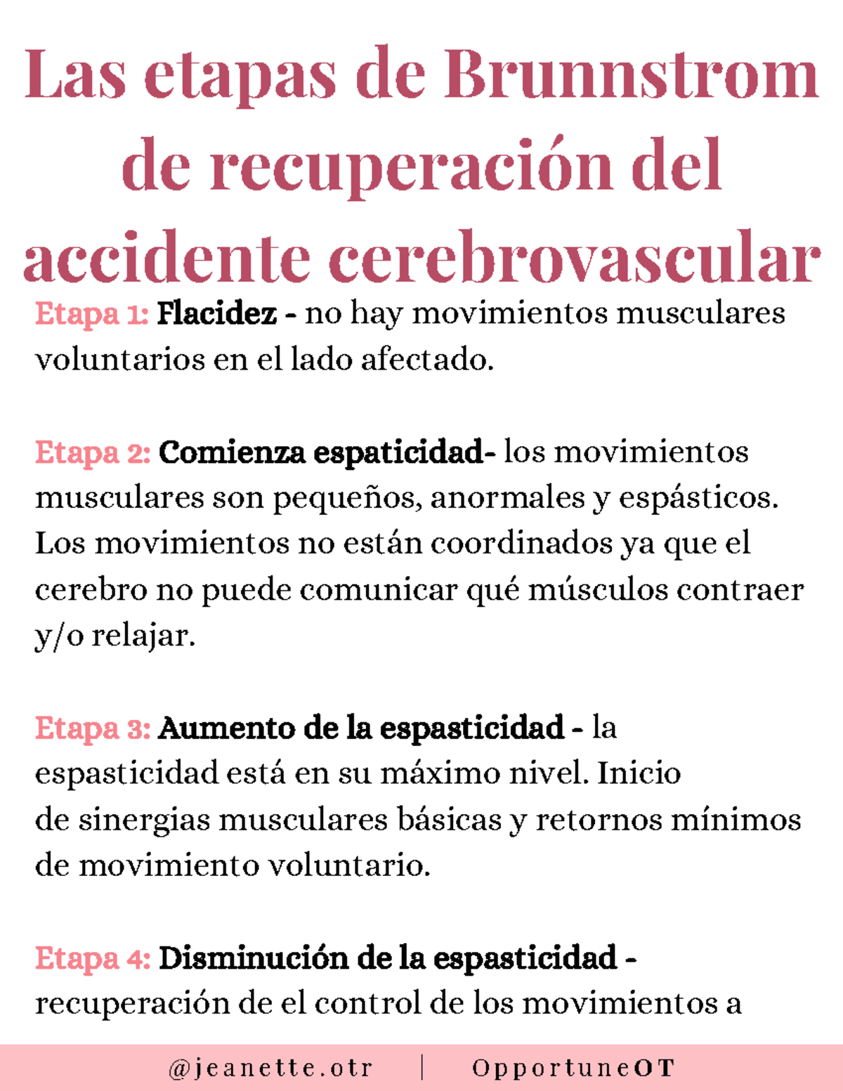 Etapas brunnstrom y rehabilitacion - @ j e a n e t t e. o t r@ j e a n ...