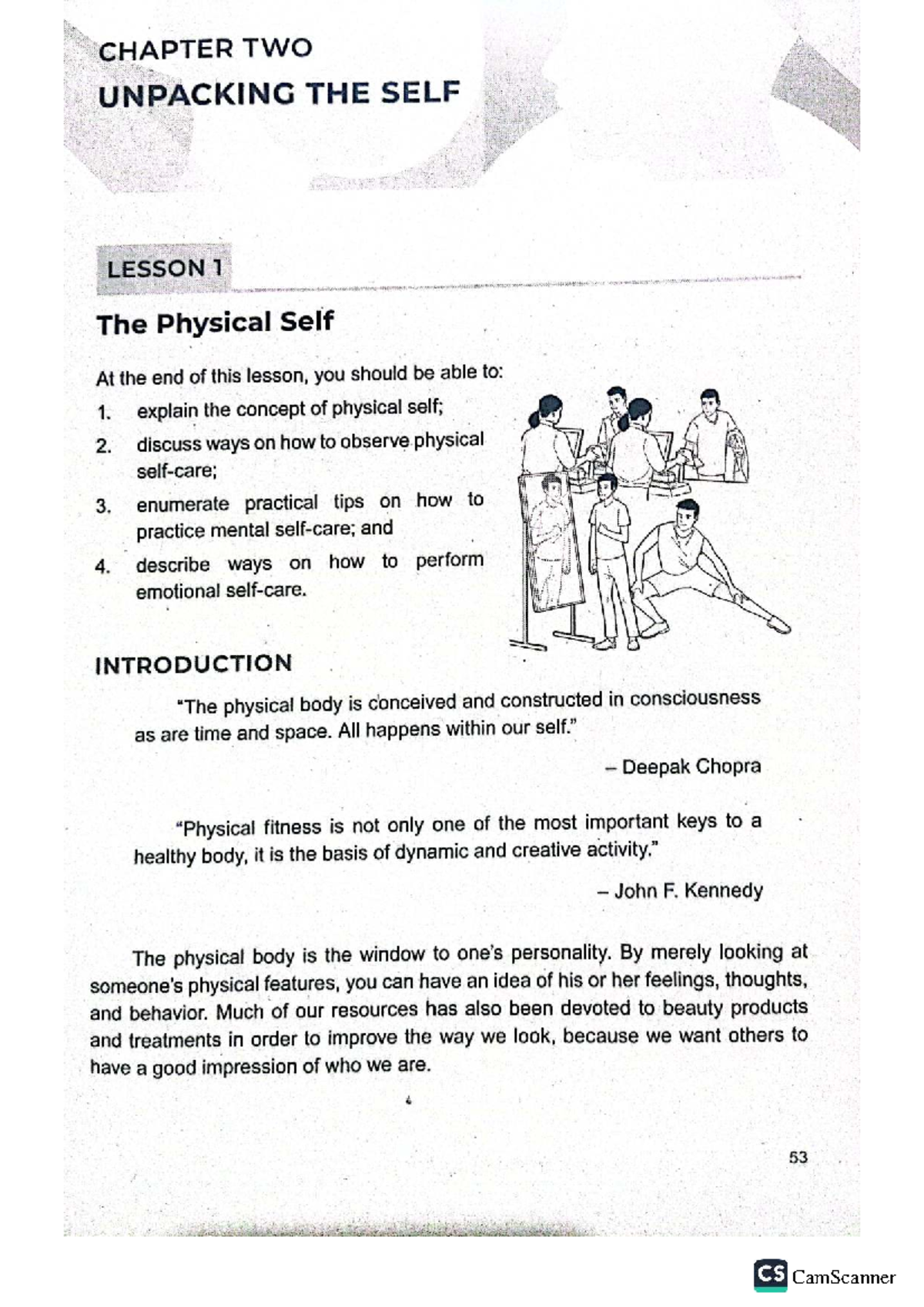 Midterm Study Notes: Understanding the Physical Self in GE201-1 - Studocu