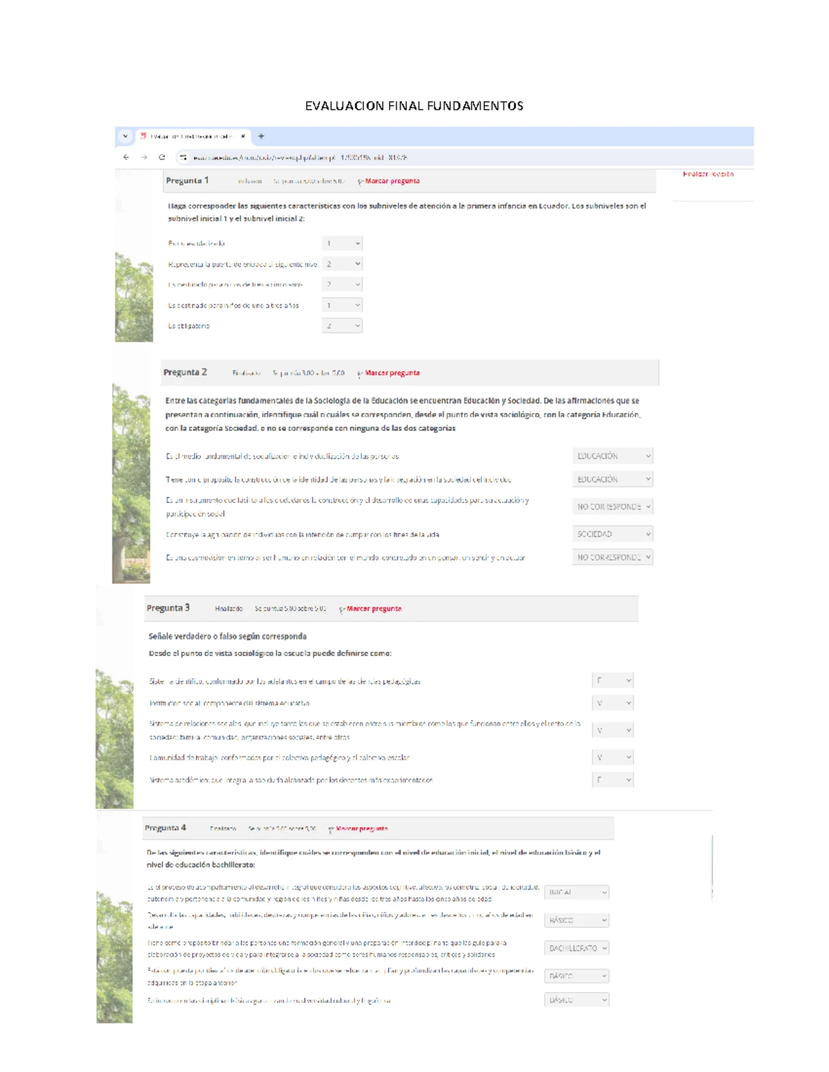 Examen - Evaluación final - Pregunta 1 Finalizado Se puntúa 5,00 sobre 5,00 Marcar pregunta ...