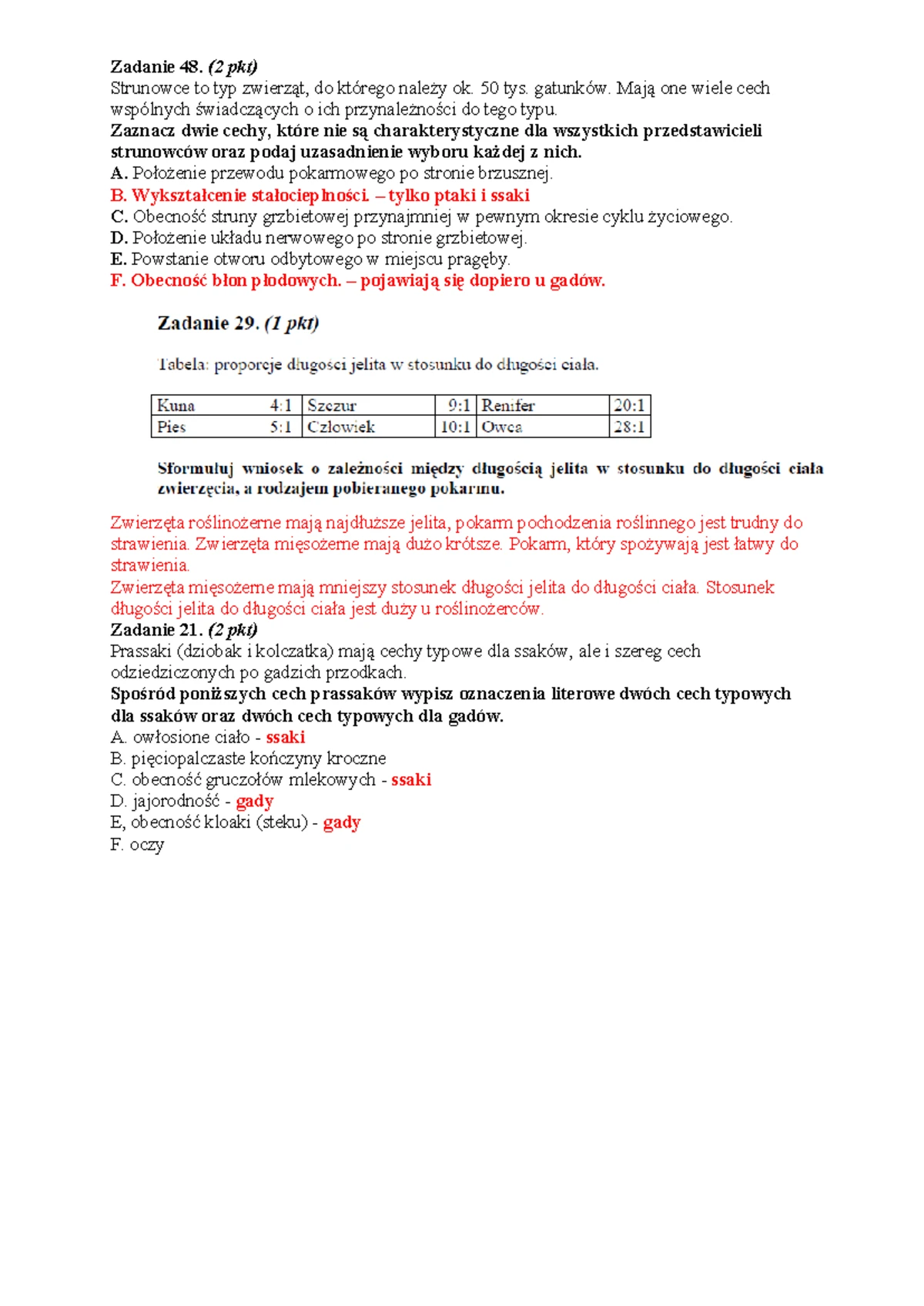 Zadania maturalne z biologii Biolog Help - Zadania maturalne z biologii Cebule tulipanów zimują ...