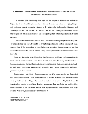 Special Program in Journalism-Advanced English 7-Quarter1Module1 - Studocu