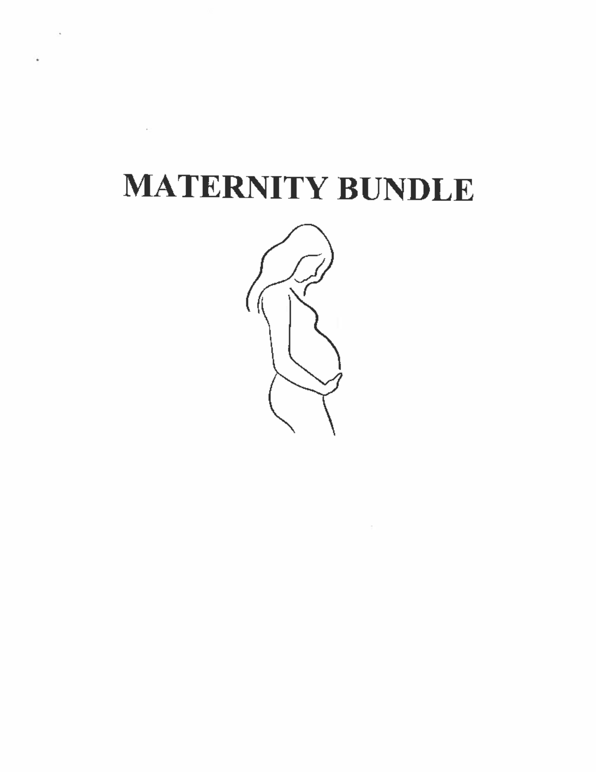 Mother-Baby NCLEX Review: Maternity Bundle & Pregnancy Signs - Studocu