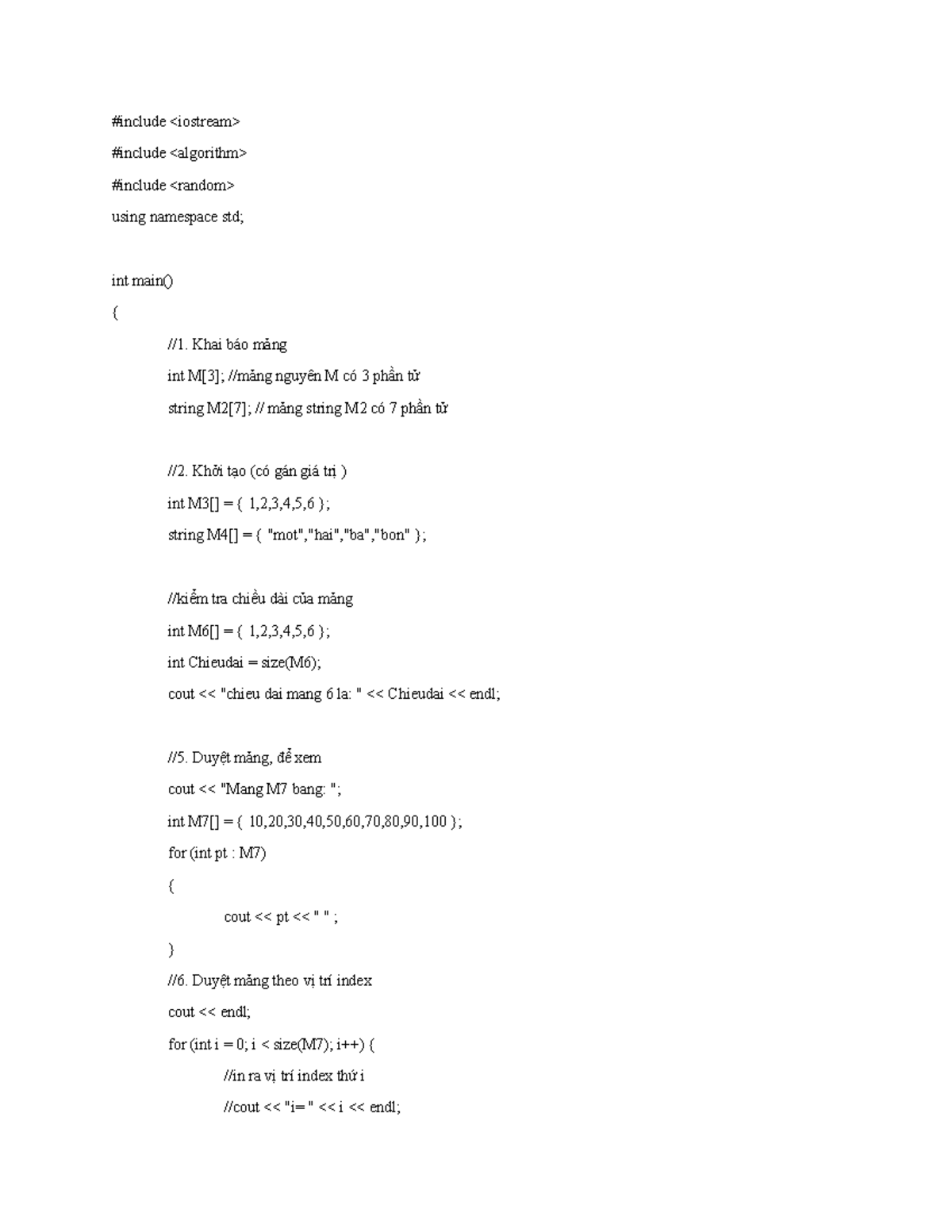 Ôn tập cuối kỳ CSLT - #include #include #include - Studocu