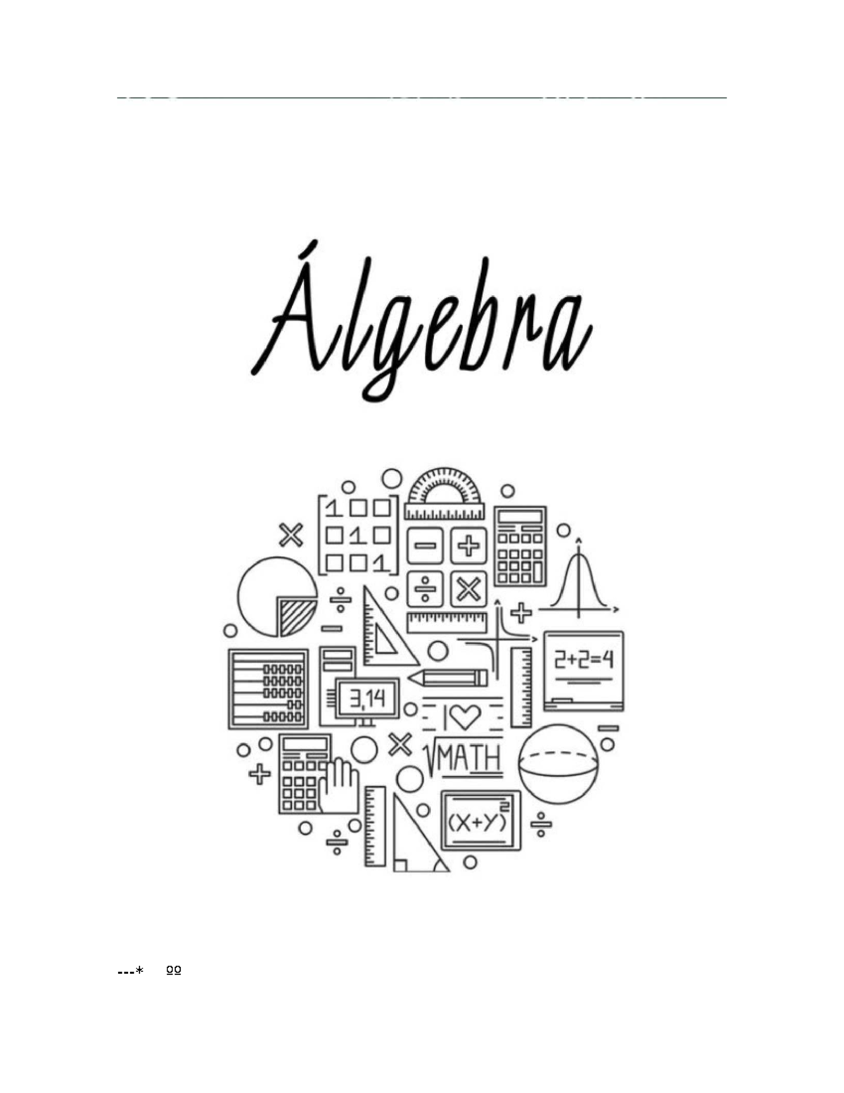 Portada Algebra - Álgebra Superior - Álgebra 1 X 1 A I 1 X A A I A 00 3 ...