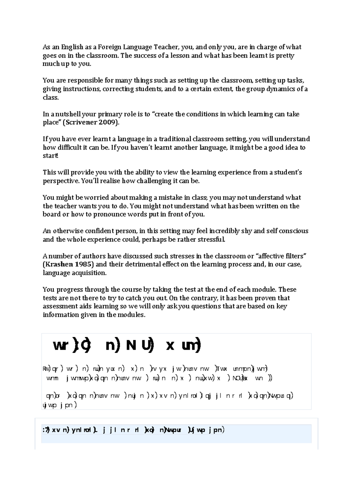 Unit 1 - Teacher records: Understanding English language ...