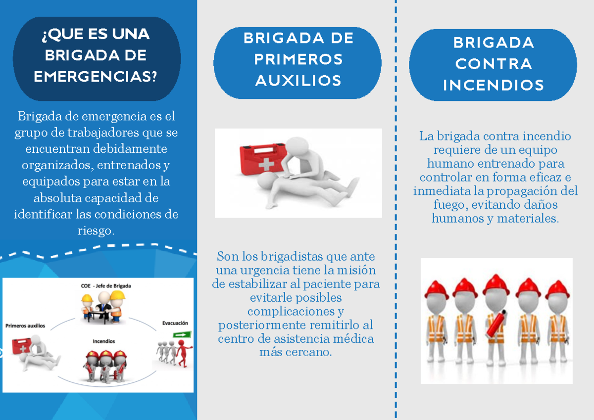 Folleto de Capacitación para Brigadas de Emergencias y Primeros ...