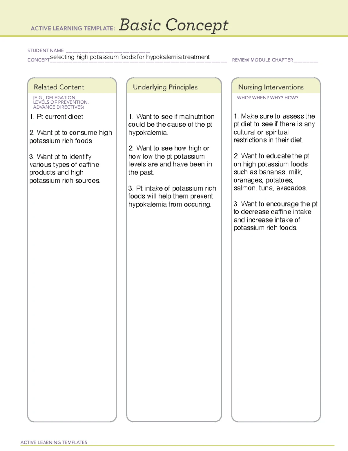 ATI Basic Concept - Abuse - ACTIVE LEARNING TEMPLATES Basic Concept ...
