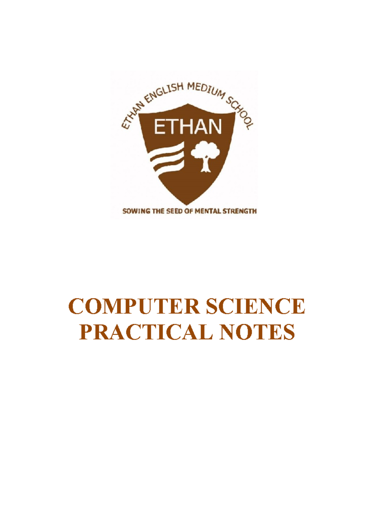 Cs101 Practical Notes Chapter 1 Algorithm Programming Concepts