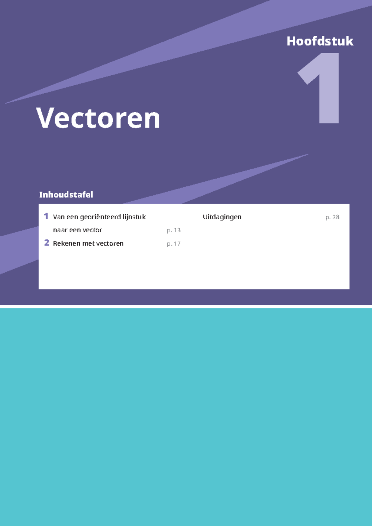 H1: Verbeterde Vectoren Werkboek voor STW 1A - Hoofdstuk & Oefeningen ...