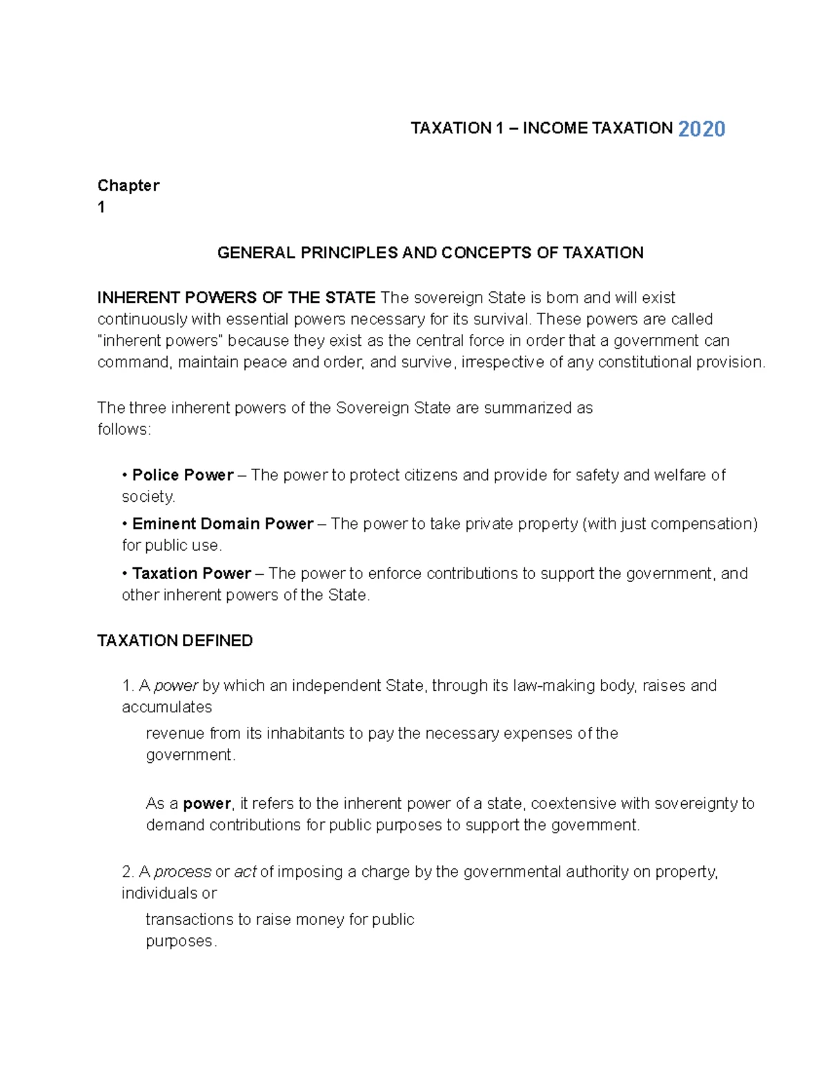 Notes Input VAT - INPUT VAT Creditable Input VAT – not ALL input VAT ...