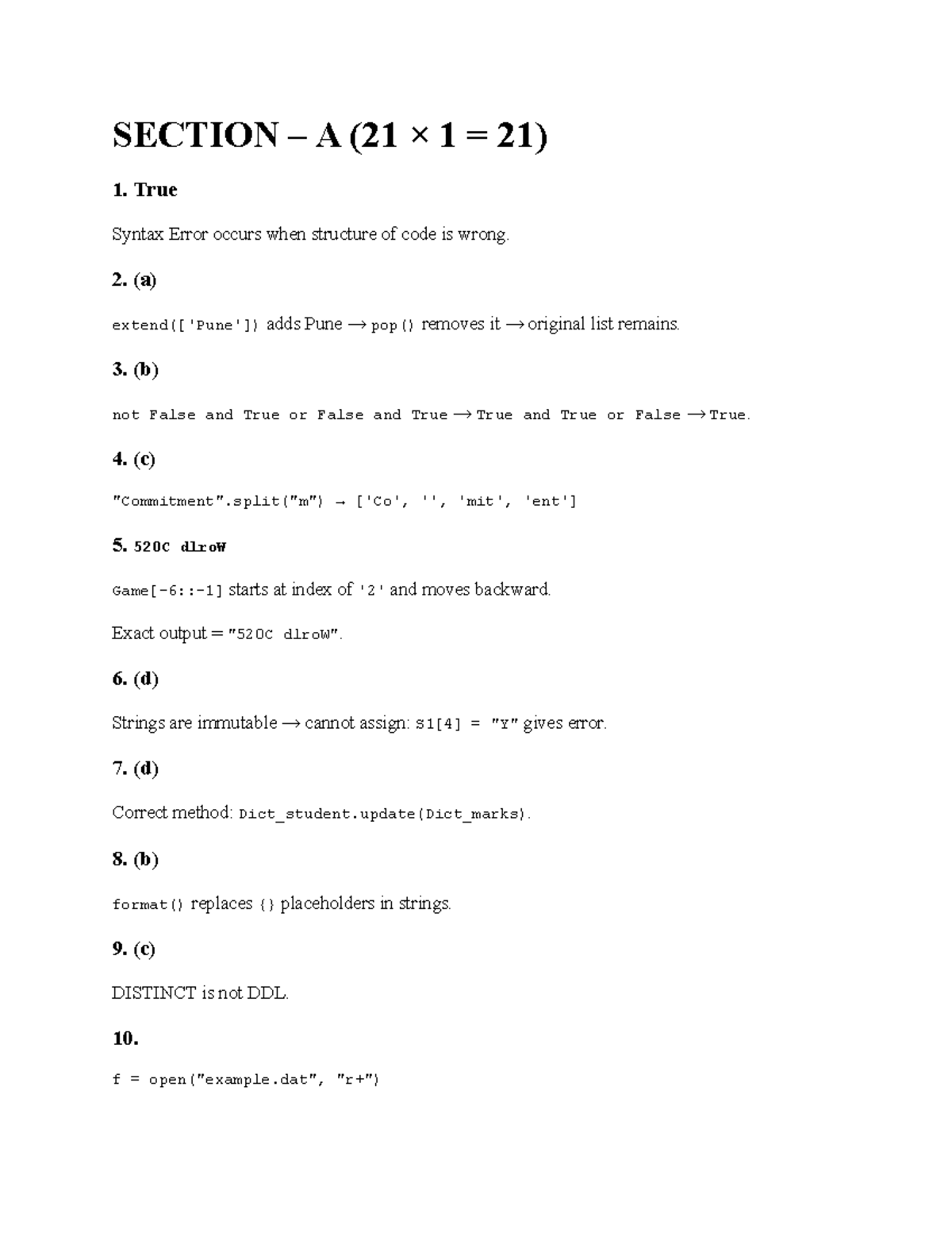 Sample 3 Solution - Programming Concepts (CS101) - Studocu