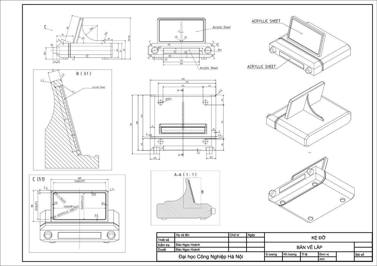 ME6091 Acrylic Sheet Specifications and Design Details - Studocu