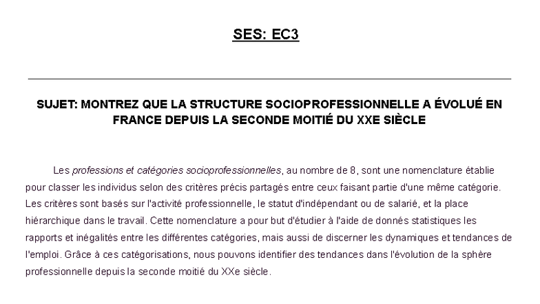 SES: EC3 - Évolutions de la Structure Socioprofessionnelle en France ...
