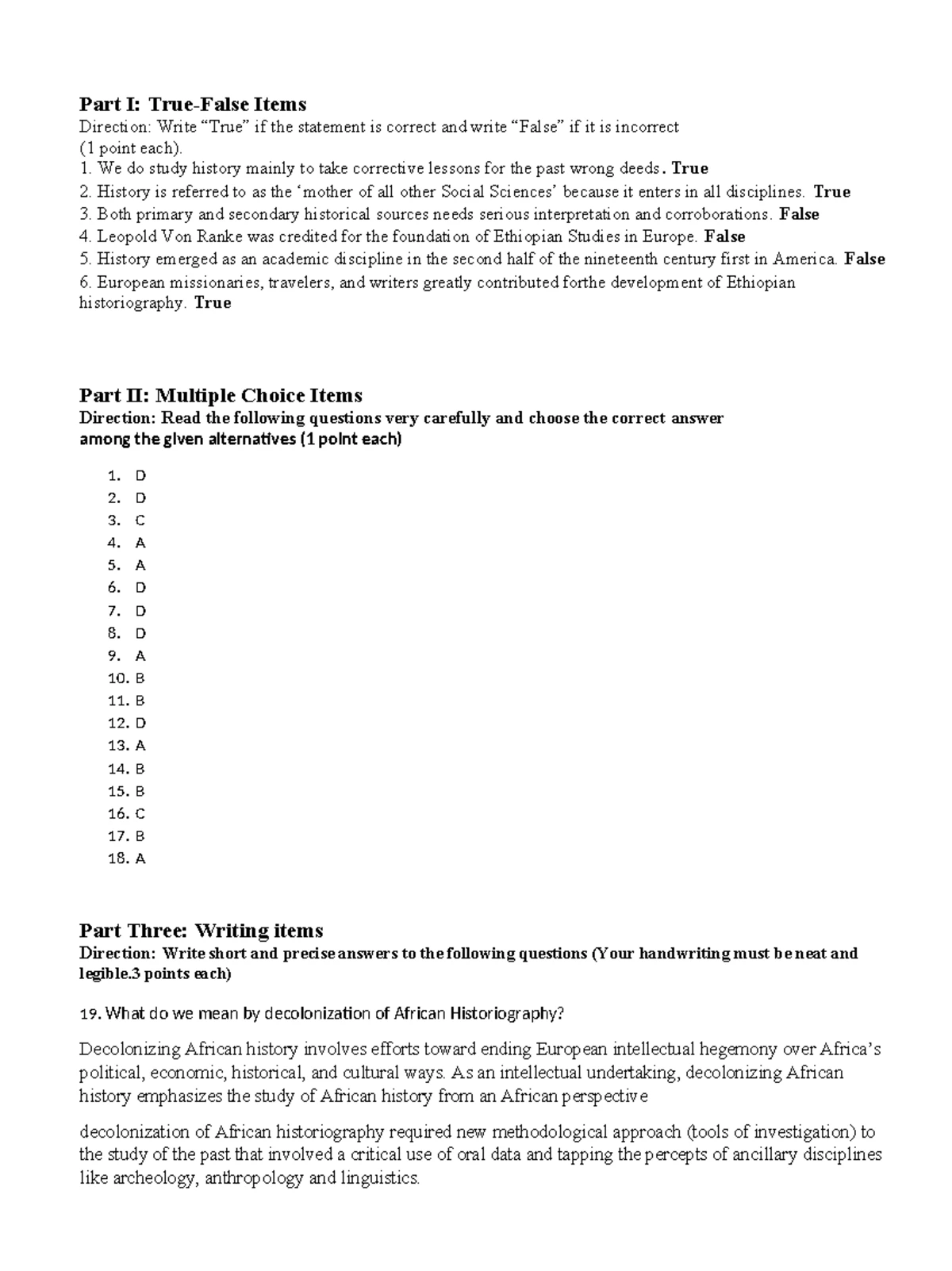 HEALTH ECONOMICS: MCQs, True/False, Matching, and Key Concepts - Studocu