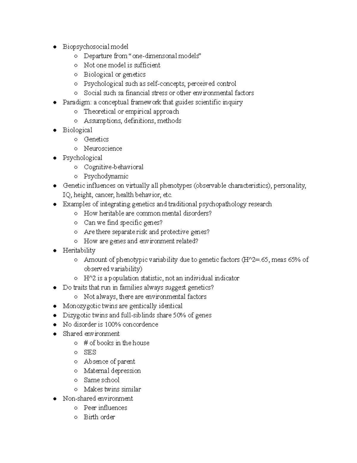 09 16 2020 - Biopsychosocial model/basics - Biopsychosocial model ...