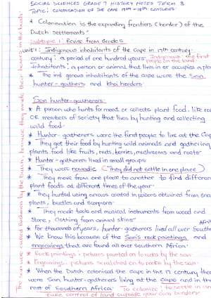 Worksheets Grade 8 GEO TERM 2 2022 Final - SOCIAL SCIENCES GRADE 8 ...