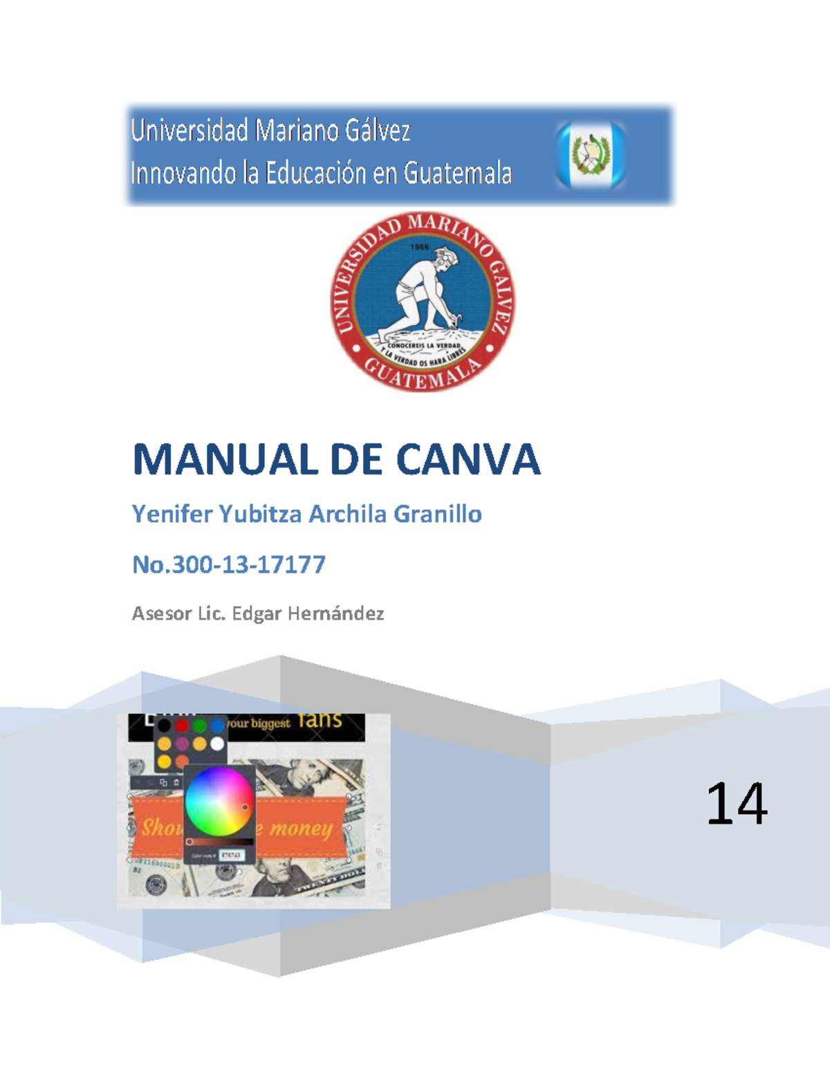 Manual canva - nada - 14 Yenifer Yubitza Archila Granillo No- 13 ...