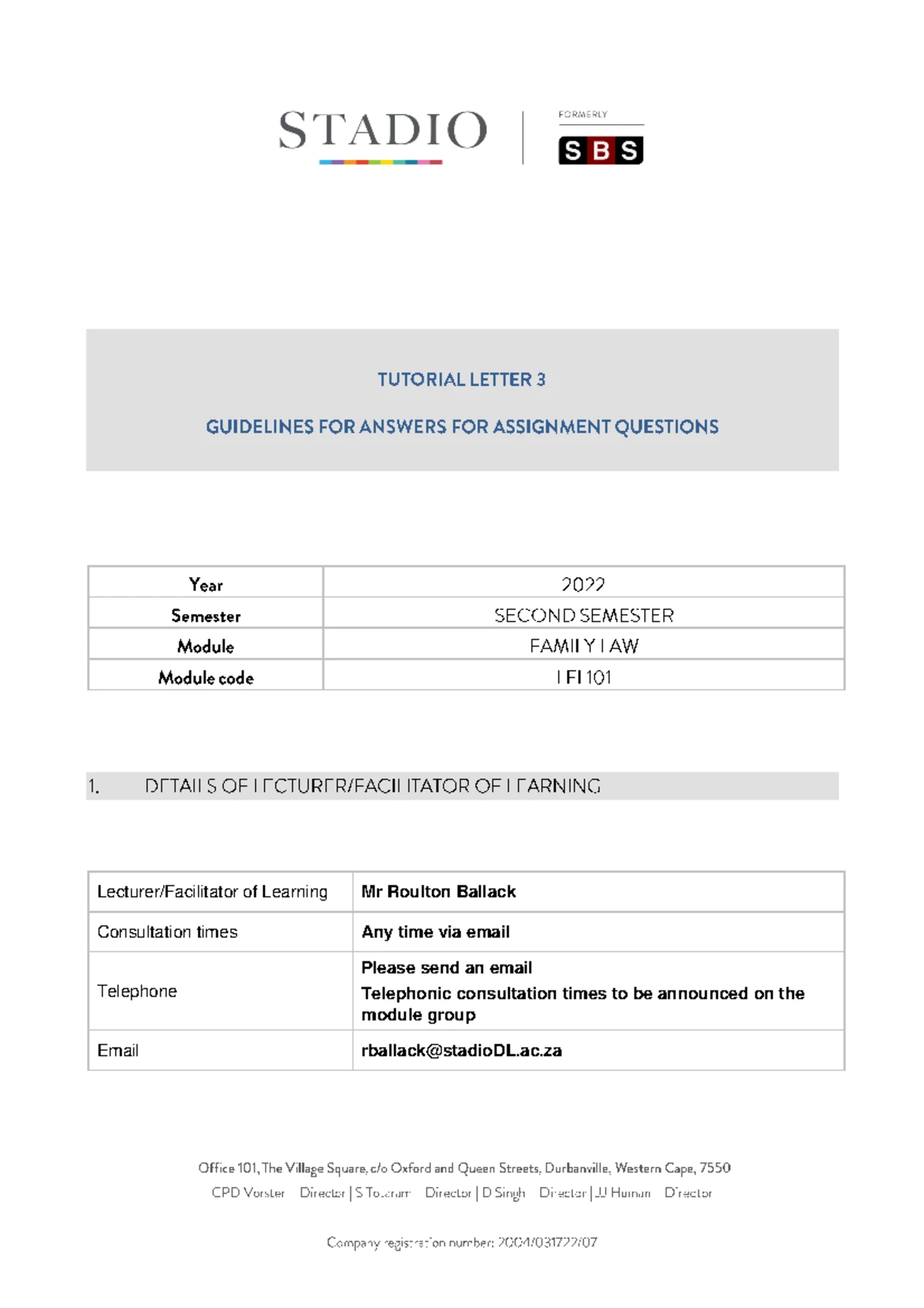 STADIO 101: Tips for Success in Written Assignments Preparation - Studocu